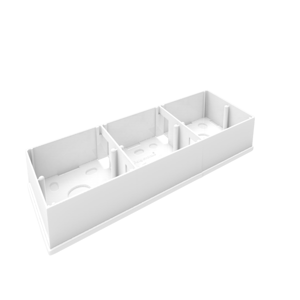 Mounting Box - 3 way (265 x 94 x 38) - Polycrome