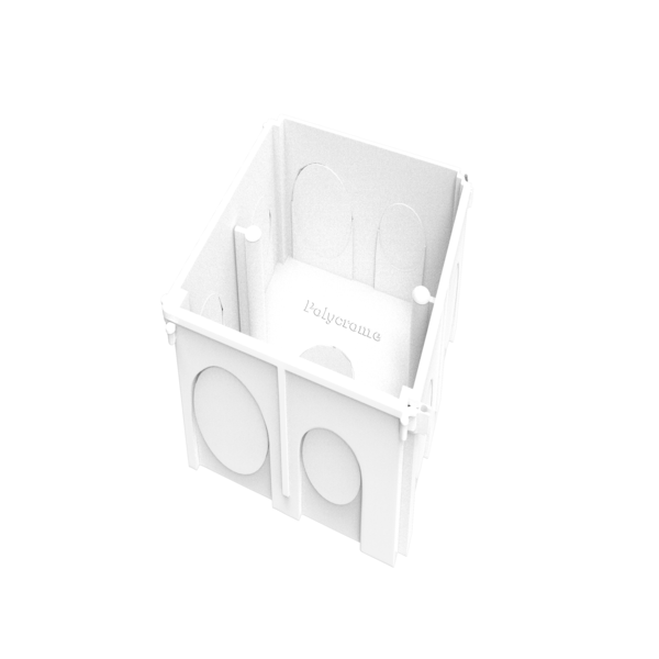 Mounting Box – Universal Type (86 x 86 x 40) – Polycrome