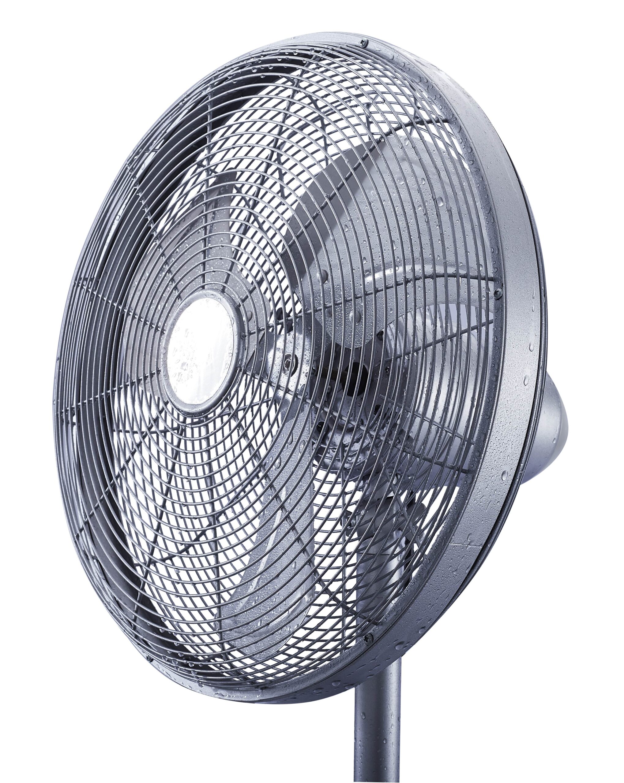 IP 65 Outdoor 18 Inch Pedestal Fan-Black – Polycrome